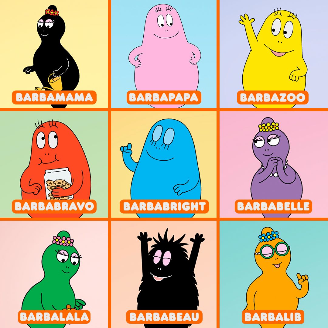 BARBAPAPA CARTOONS 3 DVD ISO SET COMPLETE 100 EPISODES ENGLISH 1974-77 ...